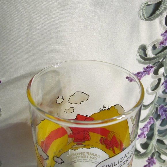 McDonald's Peanuts | Dining | Vintage Mcdonalds Glass Peanuts Camp Snoopy Collection ...